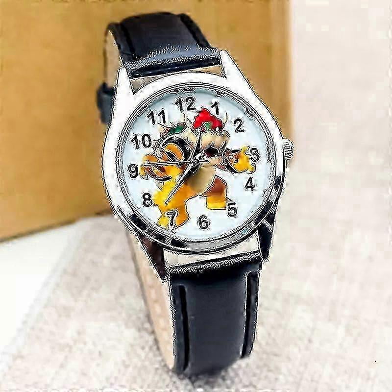 e Anime Super Mario Bowser Koopa Boys wristwatch Girls Cartoon Watch ...