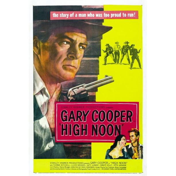 High Noon Movie Poster 16x24 Poster Medium Art Poster 16x24 Unframed ...