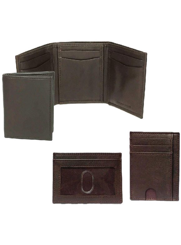 Men's Trifold Leather Wallets