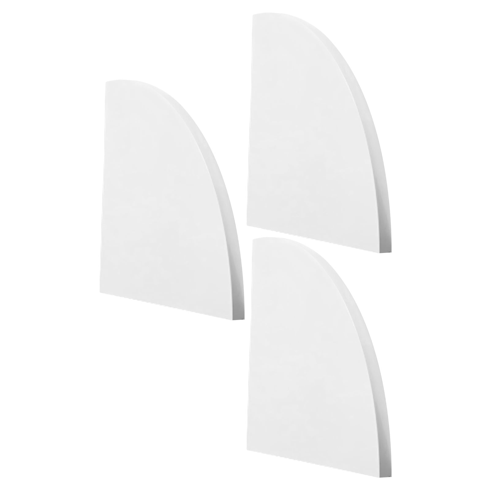 Click here for Chichumid 3pcs/Set Floating Corner Shelf White Rou... prices