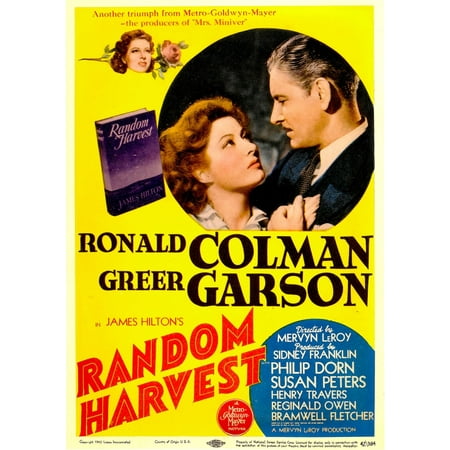 Random Harvest From Left: Greer Garson Ronald Colman On Midget Window ...