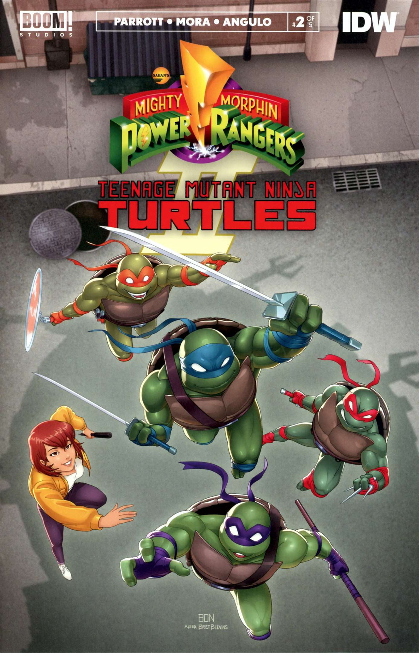 Mighty Morphin Power Rangers/ Teenage Mutant Ninja Turtles II #2D VF ...