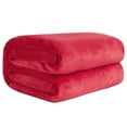Flannel Throw Blanket for Bedroom Couch Sofa Office Nap Travel and ...
