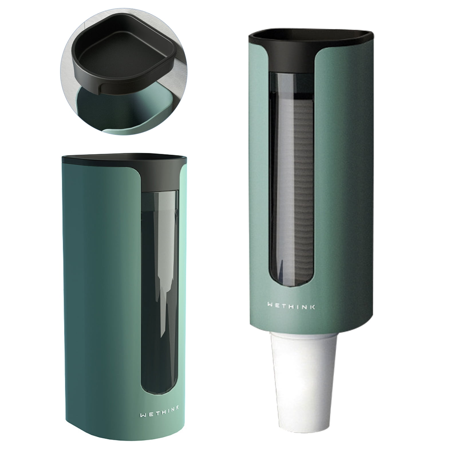 H HUKOER Cup Dispenser Wall Mounted Water Cooler Cup Holder 3oz-5oz ...