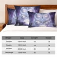 Aesthetic Owls Throw Pillow Covers 18 x 18 Inch Pillow Covers Set of 2 ...