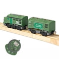 Electric Remote Trains Toy for Wooden Track,Remote Control & Motorized ...
