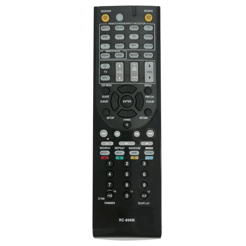 New Remote control RC-898M for Onkyo AV Receiver TX-NR646 TX-NR747 TX ...