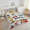 Excavator Kids Comforter Fire Truck Police Car Boys Comforter Set ...