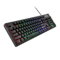 onn. Gaming Mechanical Keyboard with Blue Switches, Adjustable 16.8M ...