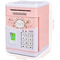 XGeek Electronic Piggy Bank for Kids Cash Coin Cartoon ATM Money Saver Coin Bank for Kids with ...