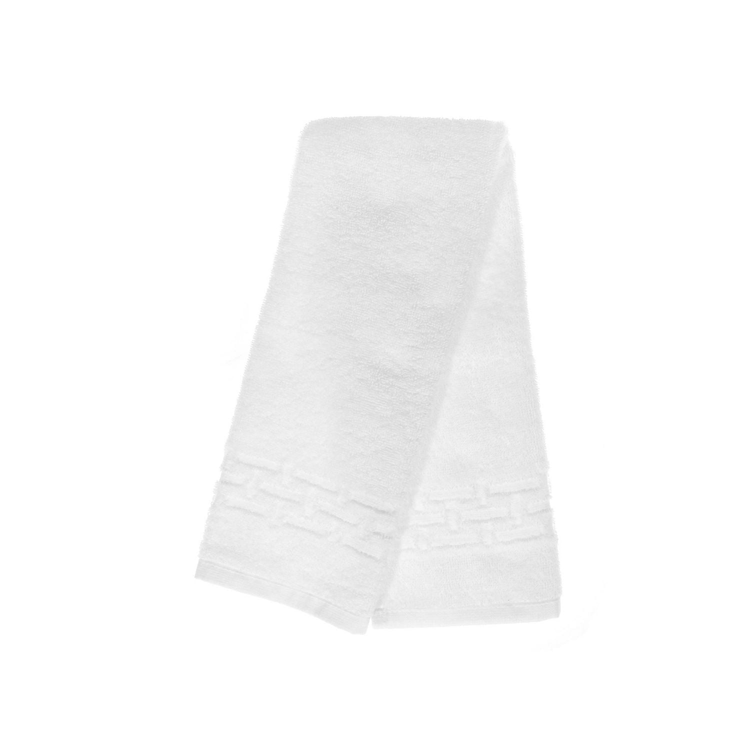 Click here for Ih Casadécor Basketweave Hand Towel (16 X 27) (Whi... prices