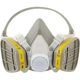 3M Large Yellow Thermoplastic Elastomer Half Mask 5000 Series ...