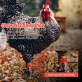 BESTYASH 100Pcs Red Durable Plastic Poultry Leg Rings Numbered for Farm ...