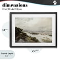 Stupell Industries Bountiful Success Beach Black Framed Print Under ...