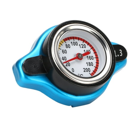 Thermostatic Gauge Radiator Cover,Aluminum Alloy Radiator Cap Radiator ...