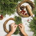 12 Pcs Real Touch Artificial Pine Branches with Pine Cones, Natural ...