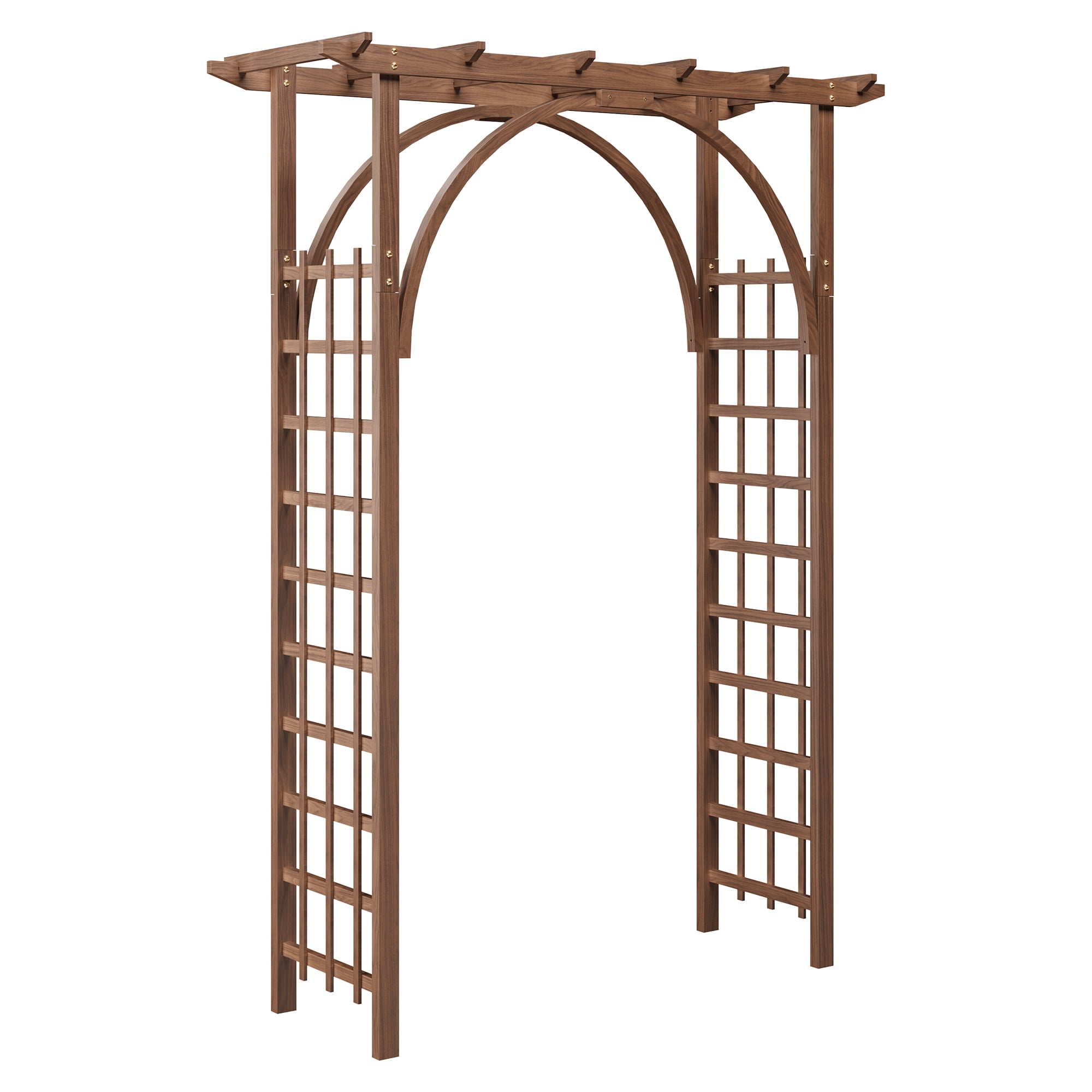 Click here for Tropow Rustic Sturdyified Wood Garden Arbor Trelli... prices