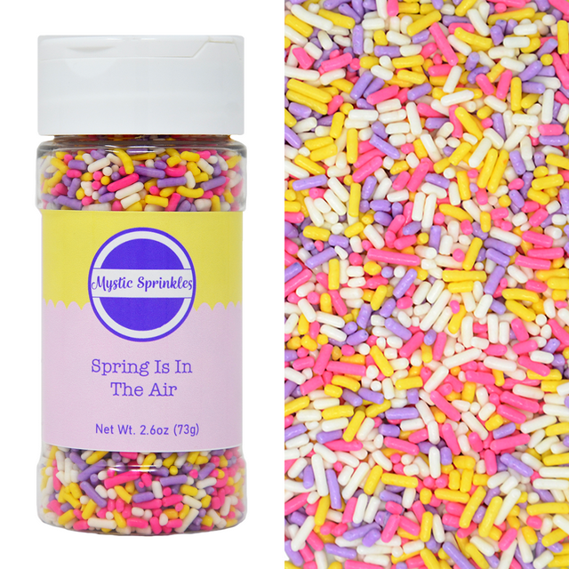 Mystic Sprinkles Spring Is In The Air Jimmies Sprinkle Mix 3 Ounce ...