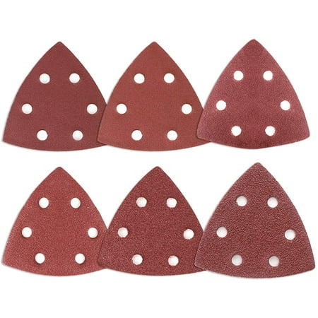 Delta Sanding Triangles, 120 Pieces 6 Hole Delta Sanding Triangles ...