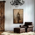 Affixzi Intense Cowboy Portrait Print, Dramatic Western Wall Art ...