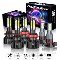 For Jeep Compass 2011 - 2013 6000K LED Headlights + Fog Bulbs Combo Kit ...