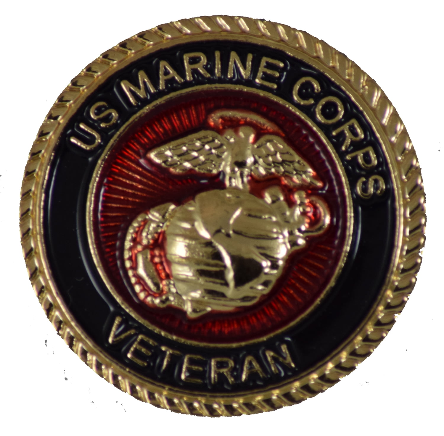 USMC VETERAN OVAL HAT PIN - Walmart.com
