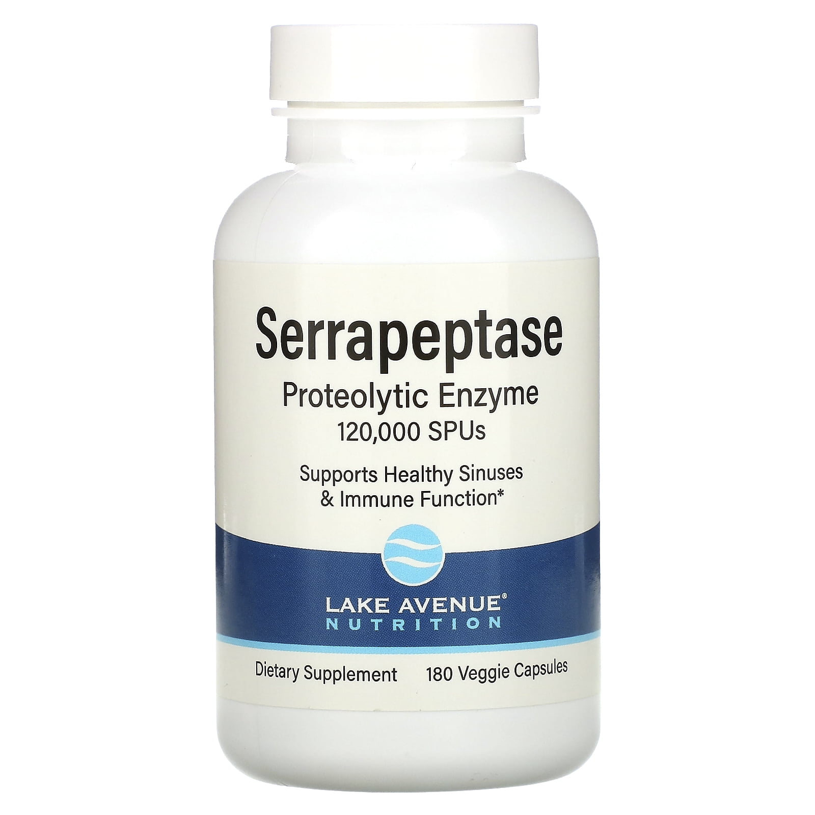 Buy Serrapeptase, Proteolytic Enzyme, 120,000 SPUs, 180 Veggie Capsules ...