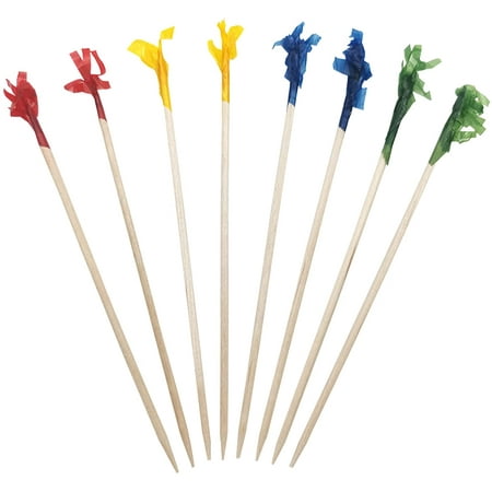Bamboo Cocktail Picks 2.5 Inch Long Fancy Toothpicks for Appetizers ...