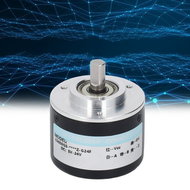 DC5-24V 2 Phase Incremental Encoder IP50 50mm Outer Diameter Compact ...