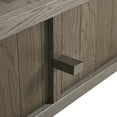 Dextrus Weatherproof Patio Outdoor Console Buffet Cabinet, Plastic Wood ...