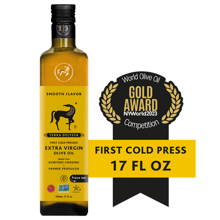 Terra Delyssa Huile d'Olive Extra Vierge Premium, Première Presse à ...