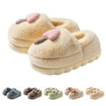 AUDeals Women’s Mushroom Cotton Slippers Memory Foam Cartoon Fuzzy ...