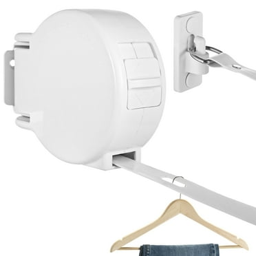 42ft Retractable Clothesline, Indoor/Outdoor, Double Line, Folding ...