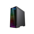 GAMEMAX Abyss TR ATX Gaming PC Case, Black Steel/Glass, 120mm ARGB LED ...
