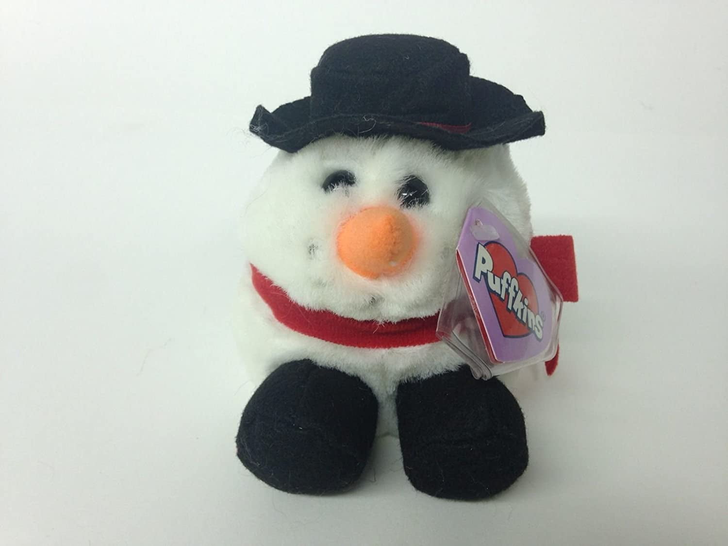 Puffkins Flurry Snowman Plush 4`` Stuffed Animal Swibco Christmas NEW ...
