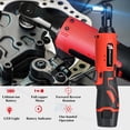 iMeshbean 1/4&3/8'' Cordless Ratchet Right Angle Wrench Impact Power ...