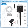 12 Pack Solar Waterfall Fairy Bunch Lights Outdoor Waterproof 9 Strand ...