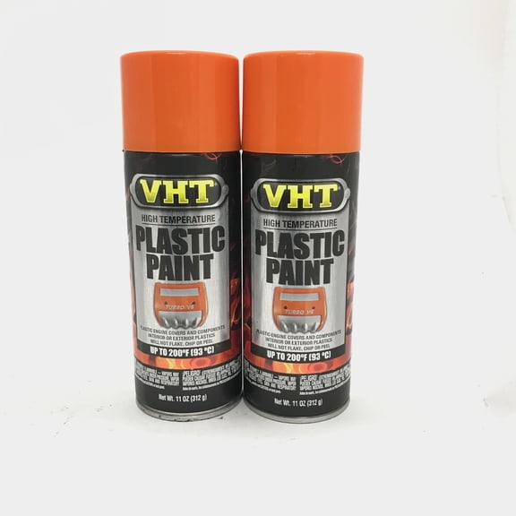 VHT SP820-6 PACK MATTE BLACK High Temperature Plastic Paint - 11 oz ...