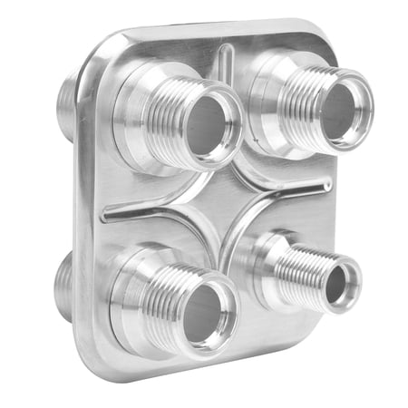 A/C Bulkhead, Car 4 Port Air Conditioning Bulkhead Universal Air ...