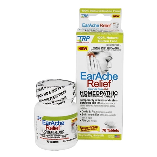TPR Company Earache Relief Homeopathic Fast Dissolving Tablets - 70 Ea ...