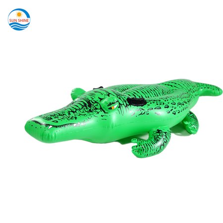 Crocodile Shaped Inflatable Toy Recliner, Hammock, Floating Bed, Pool ...
