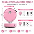 Mini Robot Vacuum for Car, 3-in-1 Intelligent Navigation Robotic Vacuum ...