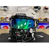 SHOC Zero G Plus Youth Football Helmet Visor - Clear, Tinted Style with Sun Protection and Clips ...
