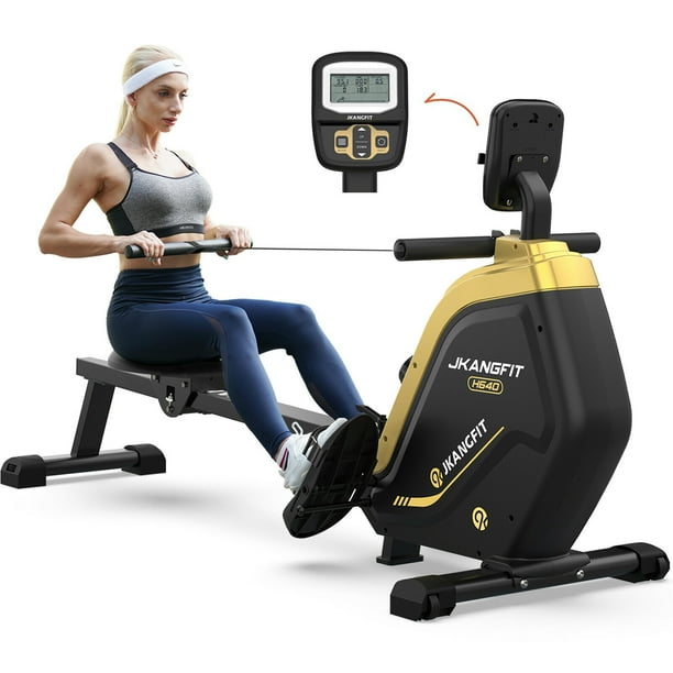 Pooboo Rowing Machine for Home, Indoor Rower Machine with Magnetic ...