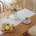 100% Pure Linen Natural Table Runner - 14x90 Inch French Linen Table ...