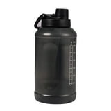 Mainstays Reusable Water Bottle, 64 Ounces, Light Weight, Black, Leak ...