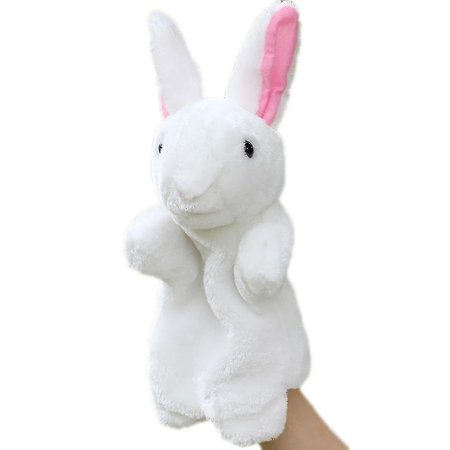 Cartoon Animal Doll Kids Glove Hand Puppet Rabbit Plush Bunny Finger ...