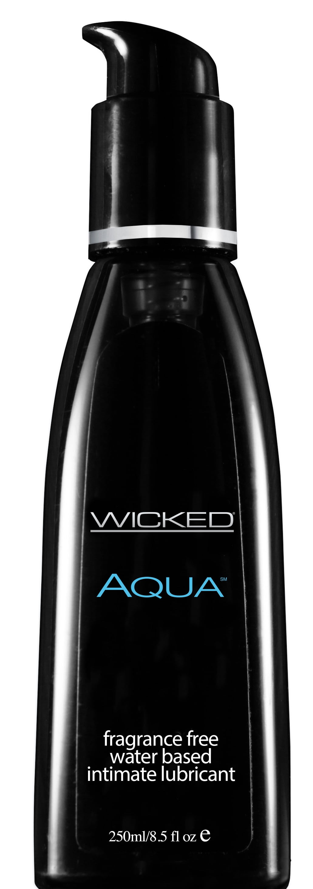 Wicked Aqua Fragrance Free Water-Based Lubricant - 8.5 Fl. Oz. / 250 ml ...