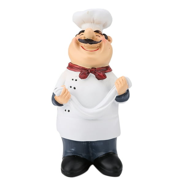 Chef Figurine,American Vintage Country Happy Chef Resin Figurine Home ...