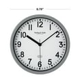 Mainstays Basic Indoor 8.78" Gray Analog Round Modern Wall Clock ...